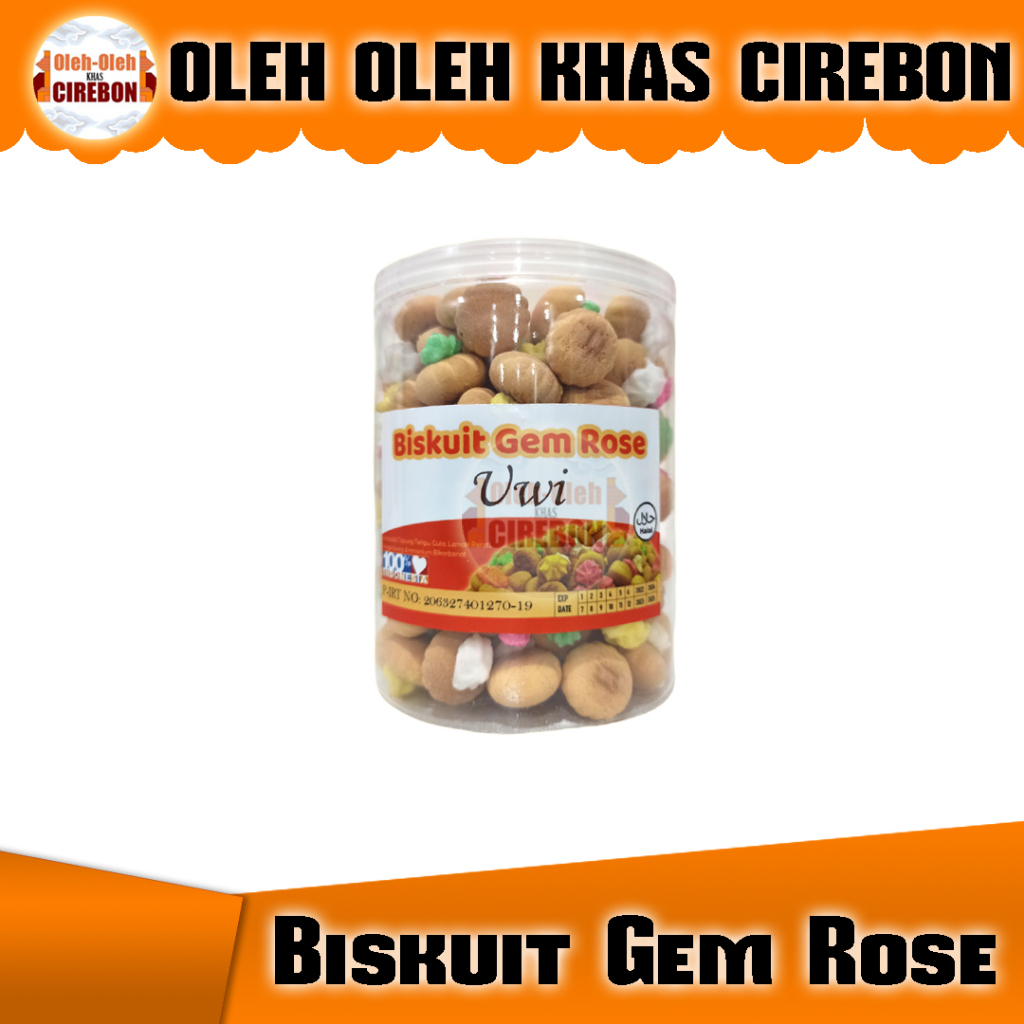 Jual Kue Kancing Gem Rose Gem Bunga Ciput Kancing Biskuit Gem Rose Uwi ...