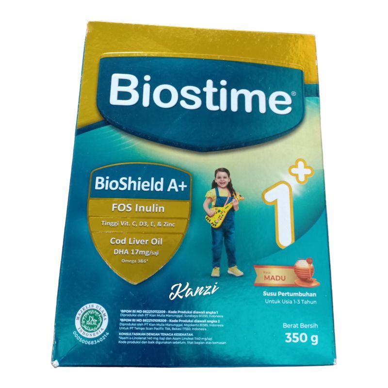 Jual biostime 1+ 350gr susu pertumbuhan anak | Shopee Indonesia