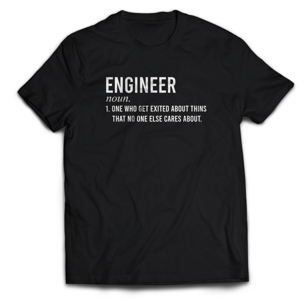 Jual Kaos Pria Anak Teknik ENGINEER THE ONE Dewasa Baju Atasan Unisex ...