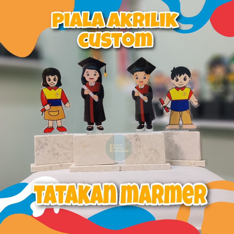 Jual PIALA CUSTOM AKRILIK TATAKAN MARMER MURAH (PART II) | Shopee Indonesia