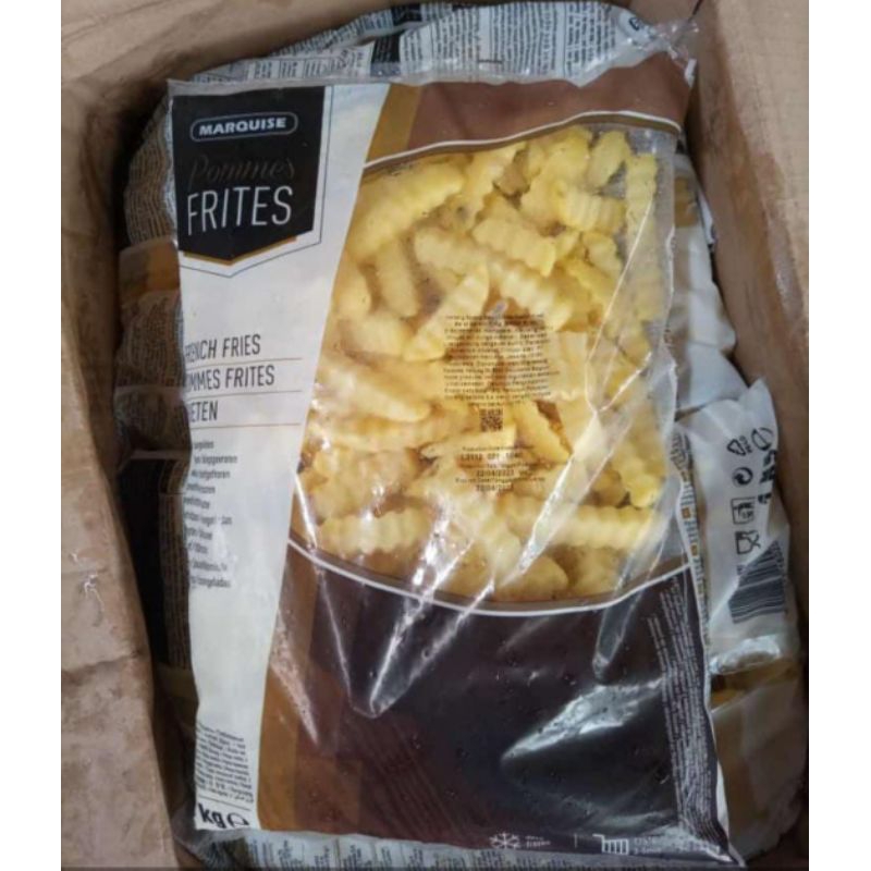 Jual Marquise Pommes Frites Crinkle Cut 1 Kg / Kentang Beku Frozen ...