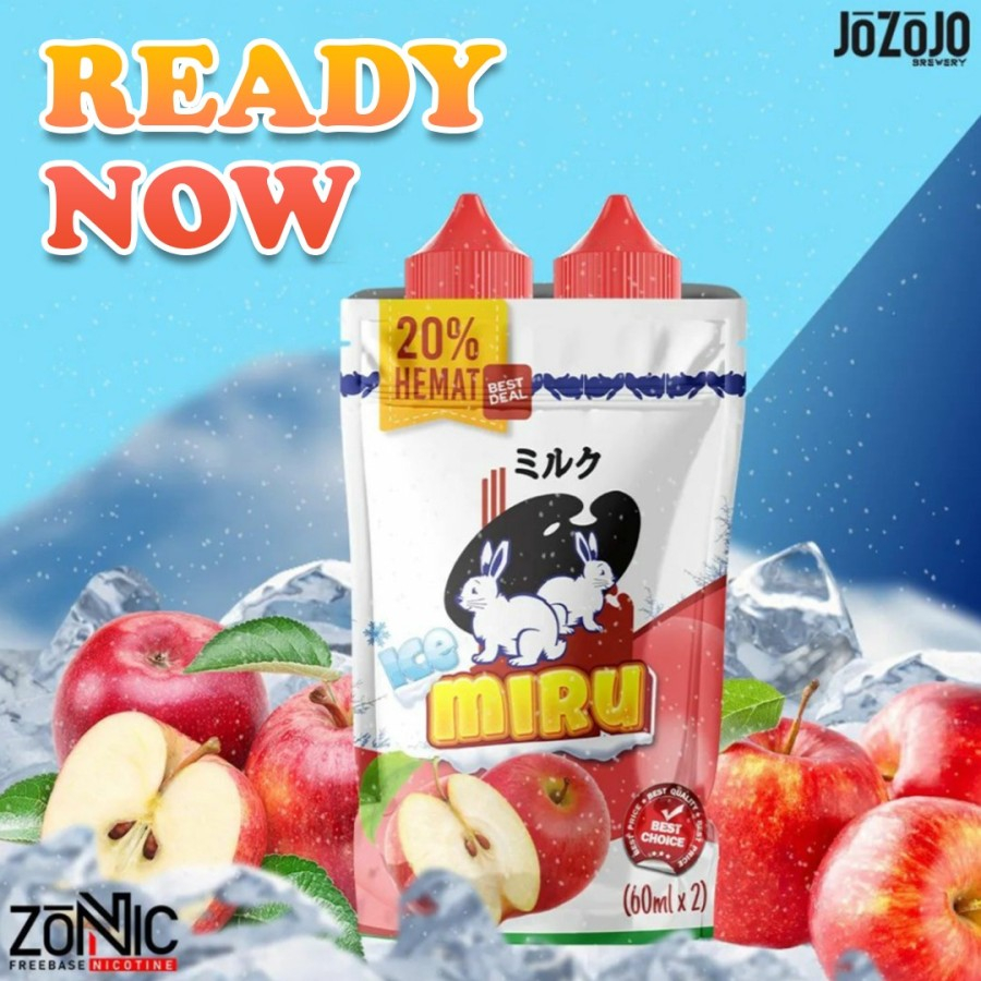 Jual Miru Red Apple 120ML / 2x60ML by Jozojo Brewery | Shopee Indonesia