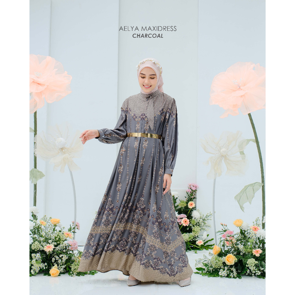 Jual Mayoutfit Elysian Set Series Charcoal | Sarimbit Lebaran Baju ...