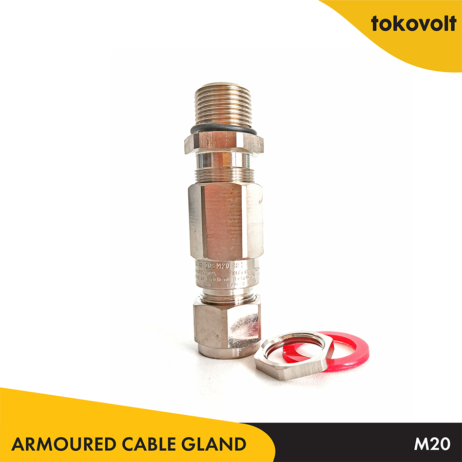 Jual Cable Gland M20S Armoured Explossion Proof Peppers | Shopee Indonesia