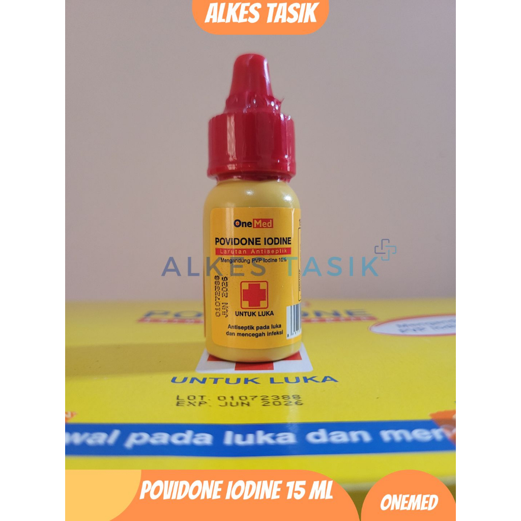 Jual Povidone Iodine Onemed 15 Ml 30 Ml 60 Ml Obat Merah Tetes Murah ...