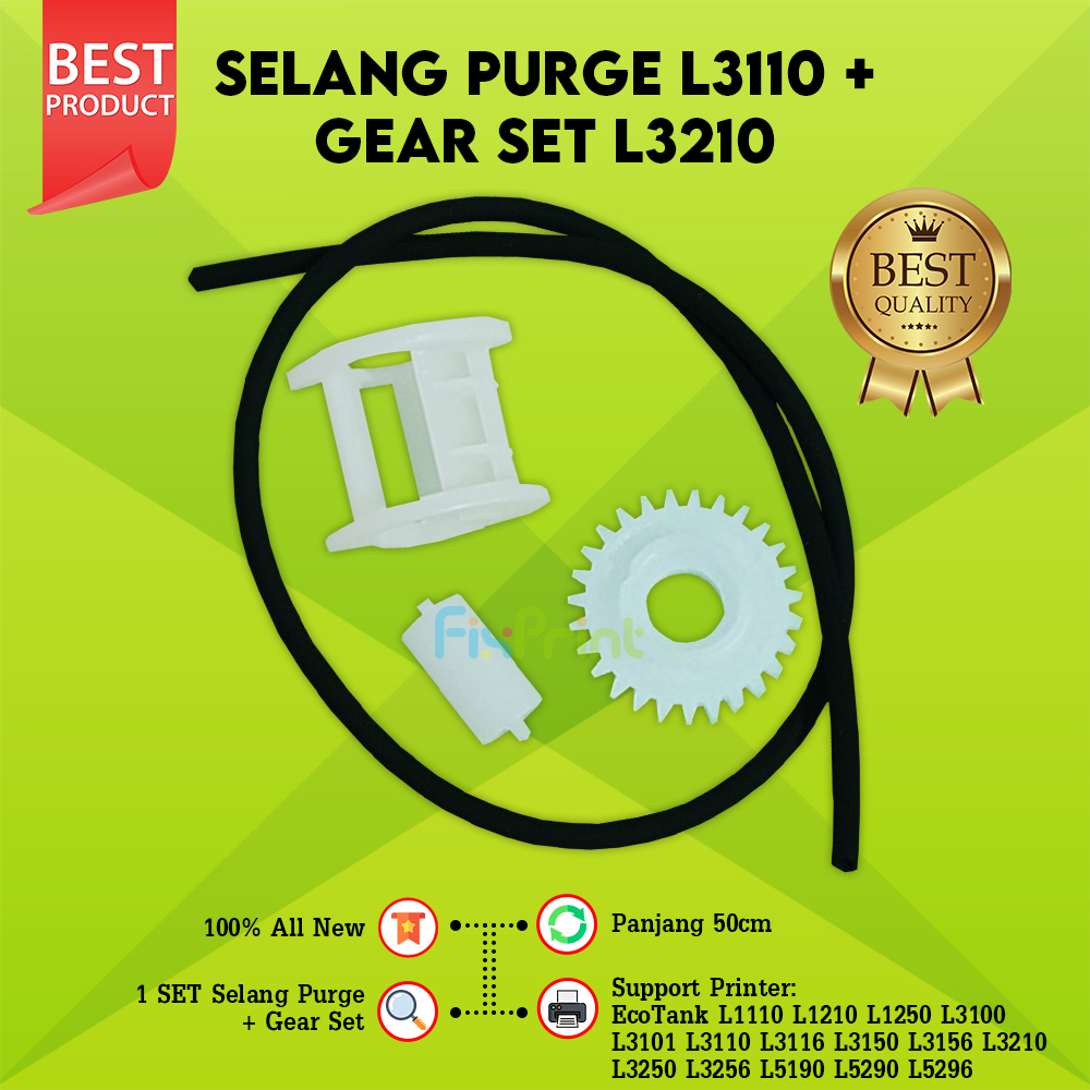 Jual Repair Kit Gear Selang Pompa Purge Pembuangan Tinta Printer Epson ...