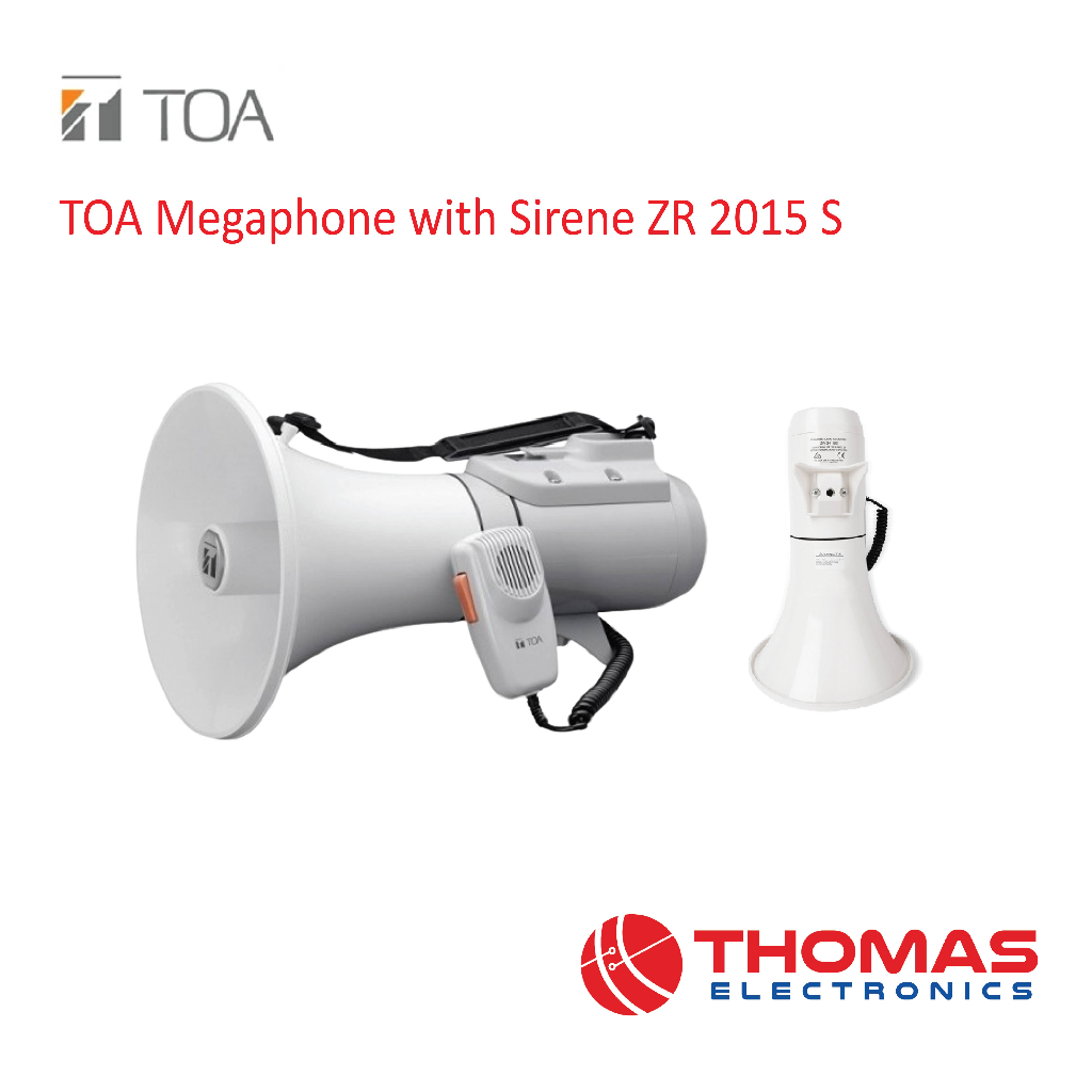 Jual Megaphone Toa ZR 2015S ada sirine | Shopee Indonesia