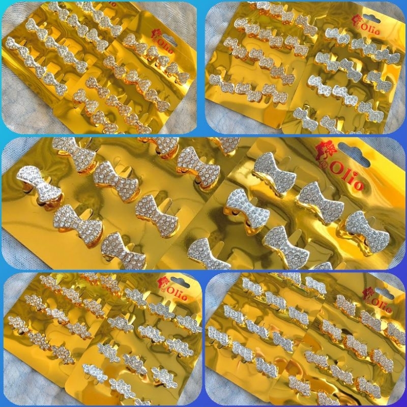 Jual Bros Dagu mini silver lusinan laris/Bros kekinian/bros simple/bros ...