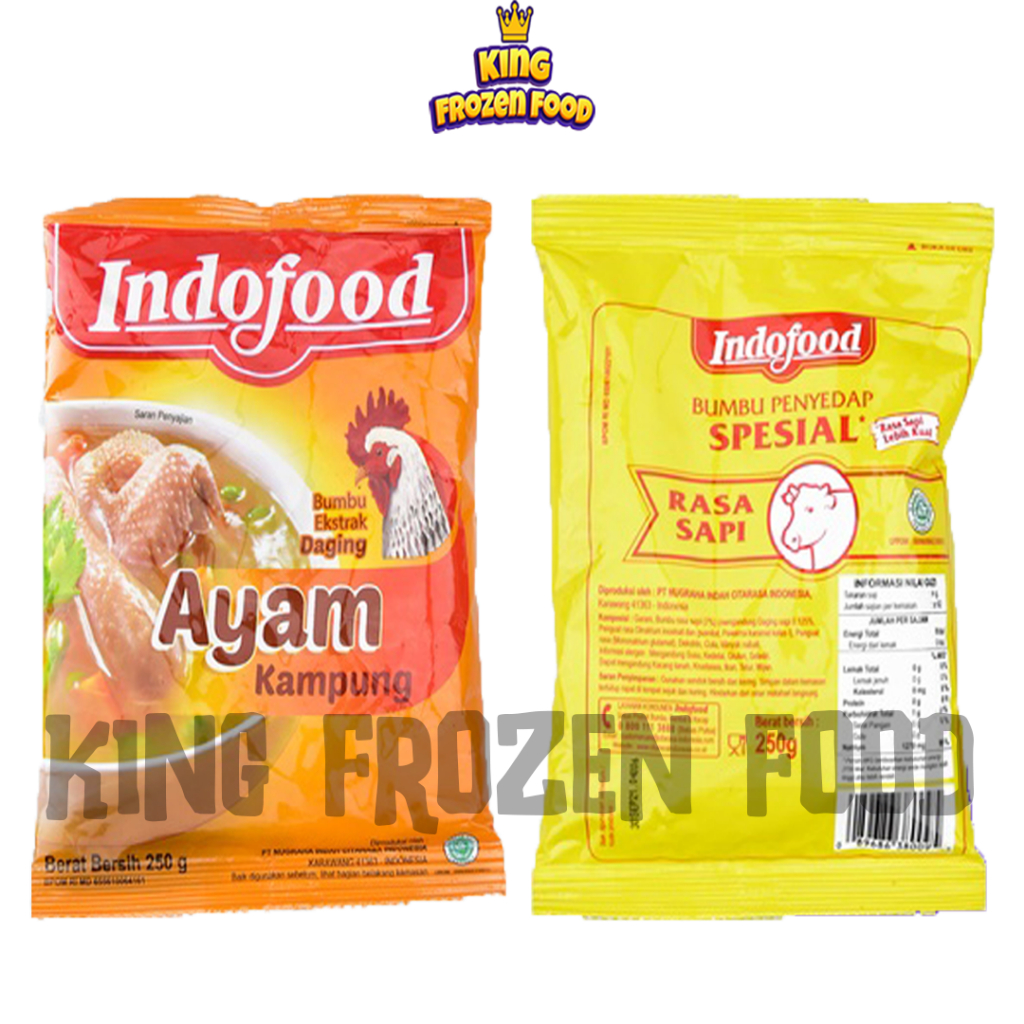 Jual Indofood Bumbu Penyedap Ayam Kampung/Sapi 250G | Shopee Indonesia