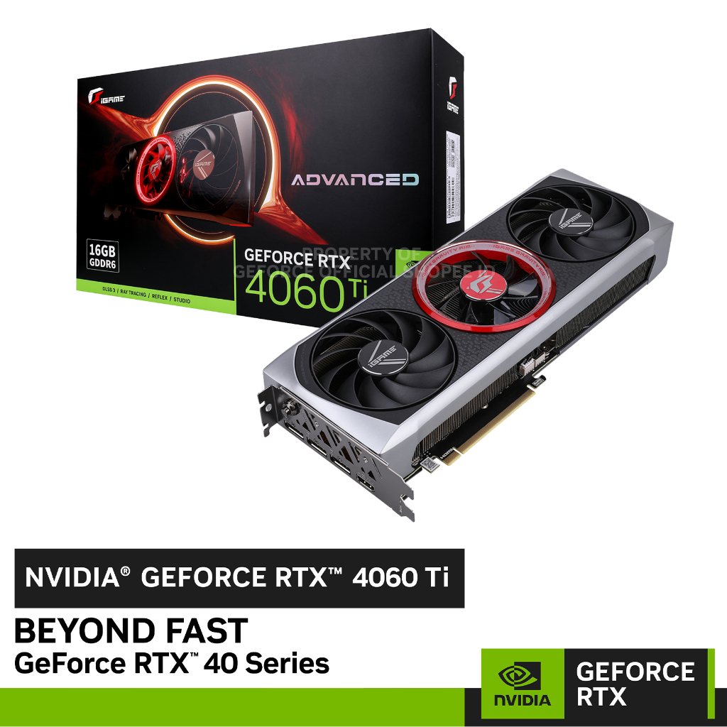 Jual COLORFUL iGame GeForce RTX 4060 Ti Advanced OC | 16GB GDDR6 ...