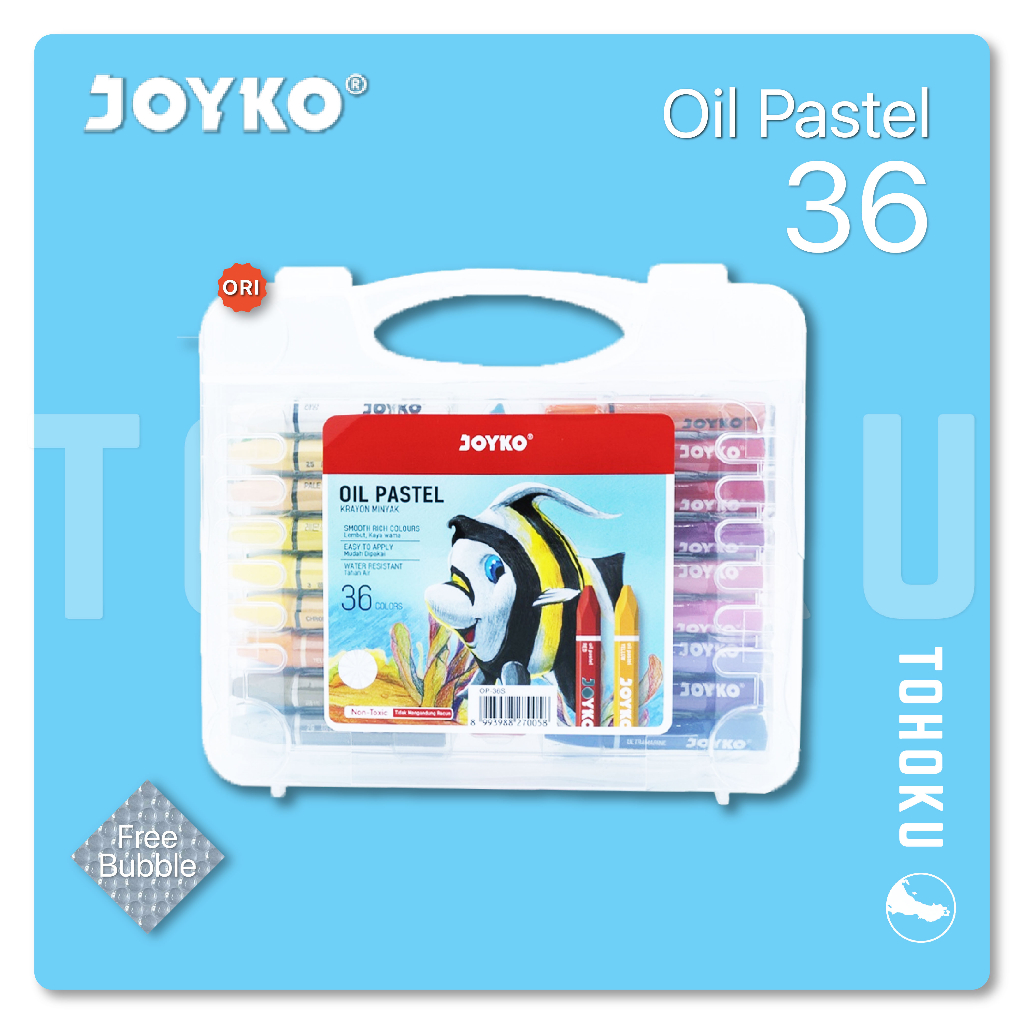 Jual Crayon Joyko Oil Pastel 36 Warna - Non Toxic OP-36S | Shopee Indonesia