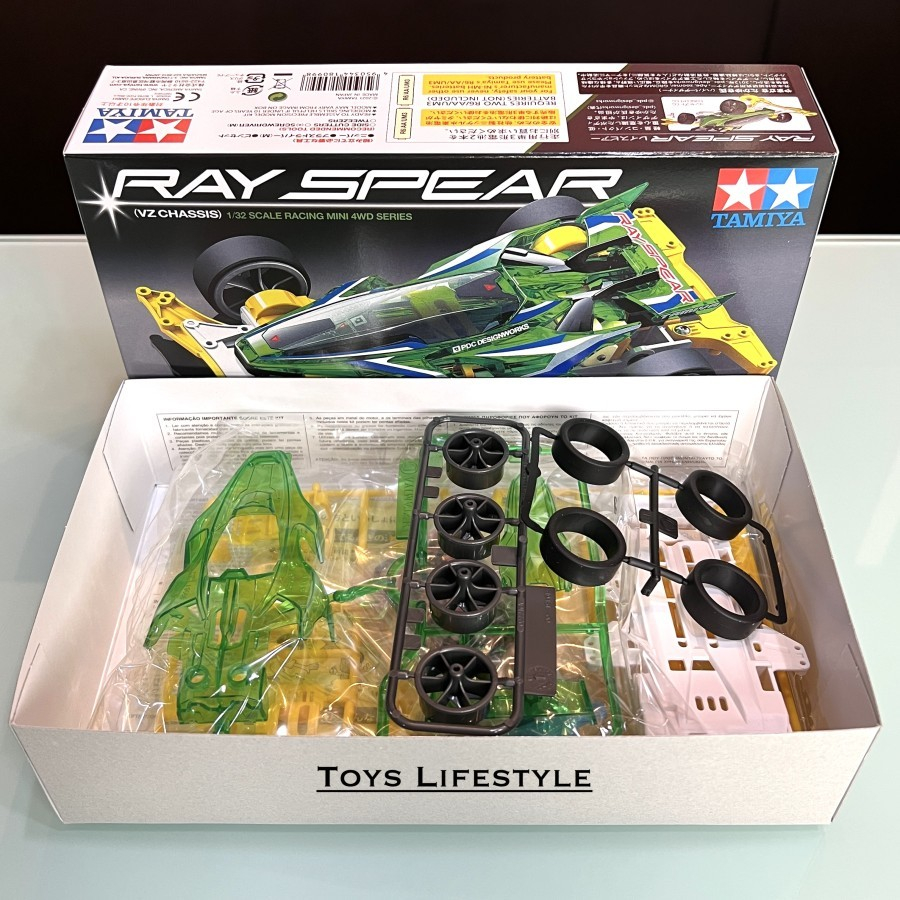 Jual Mainan Rakit Mobil Tamiya Mini 4WD - Ray Spear (ORIGINAL) | Shopee ...