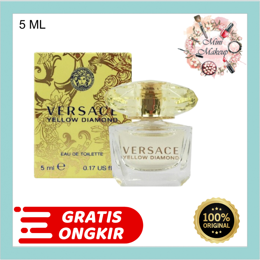 Jual Versace Yellow Diamond Mini Miniature Parfum 5 ml | Shopee Indonesia