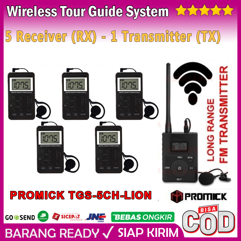 Jual Audio Umroh Audio Haji 5 Channel Jamaah 1 Mic Pembicara - Wireless Tour Guide Interpreter ...