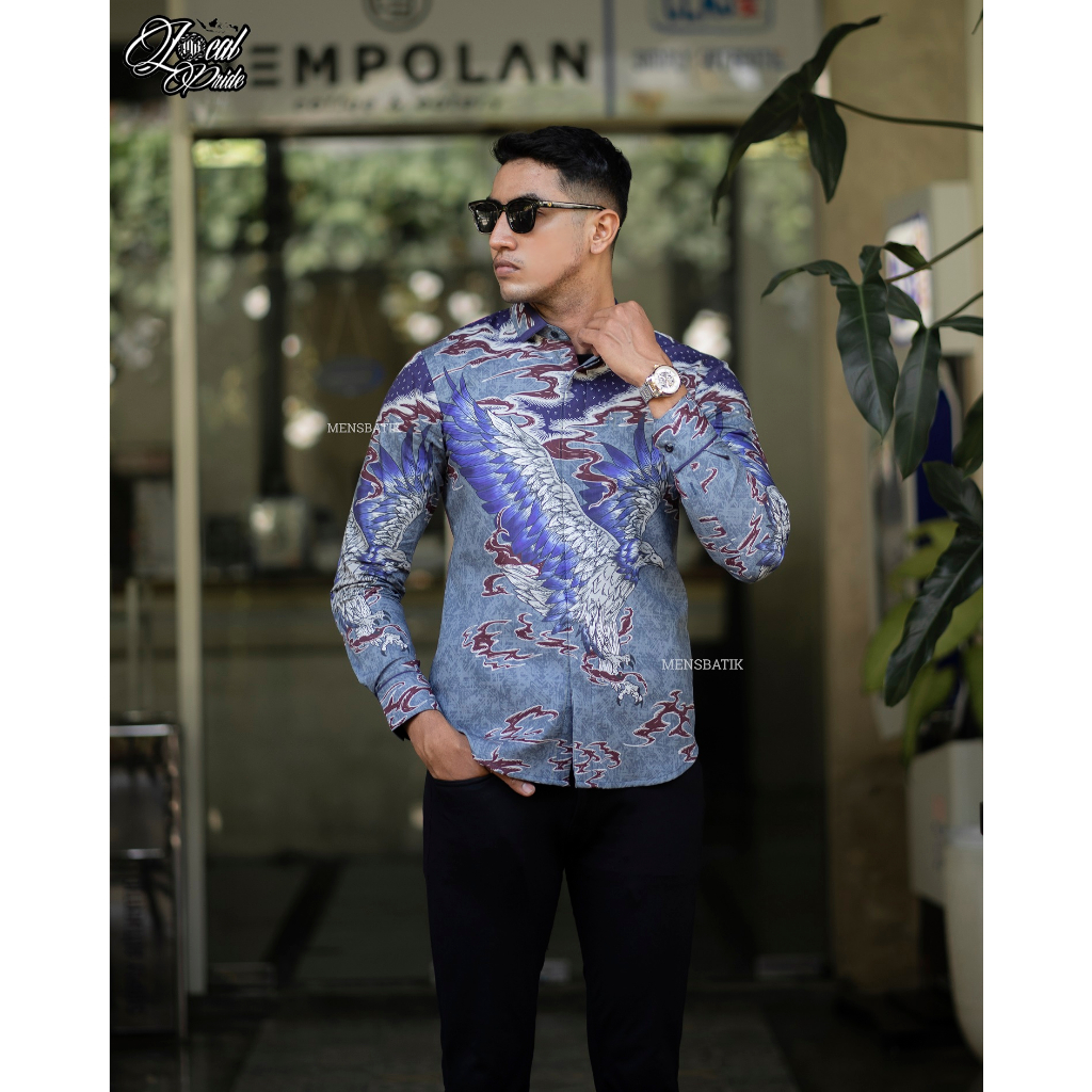 Jual MENSBATIK - Elang Megantara - batik pria - kemeja batik - batik ...