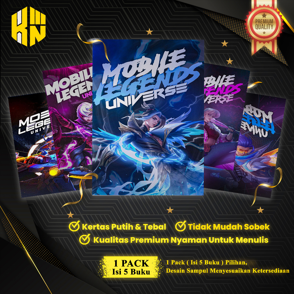 Jual KEN.IND - Buku Tulis Sekolah Custom Tema MOBILE LEGEND UNIVERSAL ...