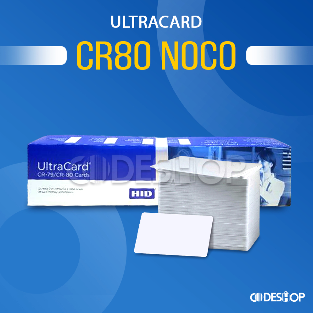 Jual Kartu Blank PVC ID Card ULTRACARD HID Noco CR 80 isi 100 pcs ...