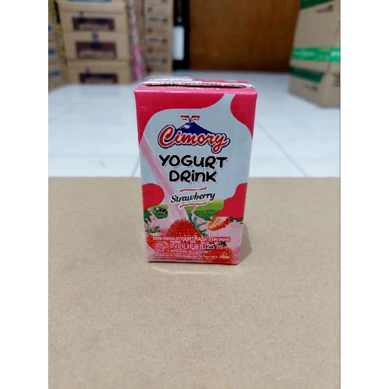 Jual Cimory Yogurt Drink Minuman Yogurt Rasa Blueberry Strawberry Mixed Fruit 125 ml | Shopee ...