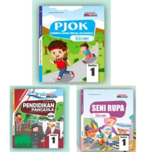 Jual Buku Paket SD Kelas 1, Pancasila, Seni Rupa, PJOK, Kurikulum Merdeka. | Shopee Indonesia