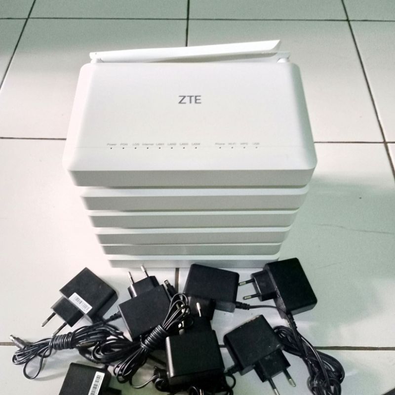 Jual Router ZTE GPON ONT ZXHN F609 dan F670L dual band v3 port biru ...