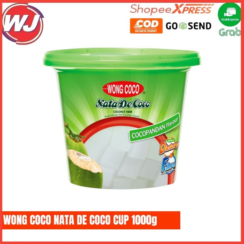 Jual WONG COCO NATA DE COCO CUP 1000g | Shopee Indonesia
