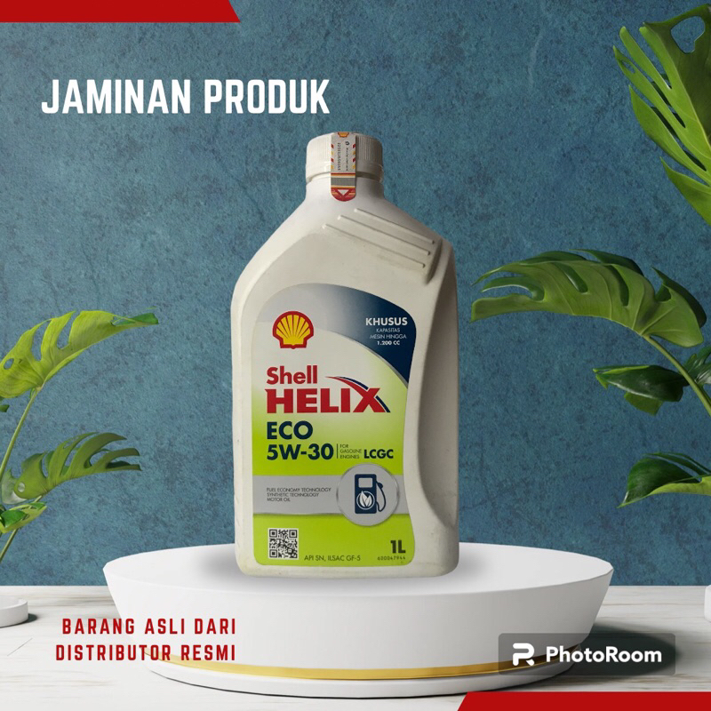 Jual Shell Helix Eco 5w-30/ Ganti Olie Mobil/ 1 liter | Shopee Indonesia