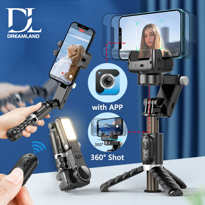 Jual DL Q18 Gimbal Stabilizer Handphone Gimbal Stabilizer Tongsis ...