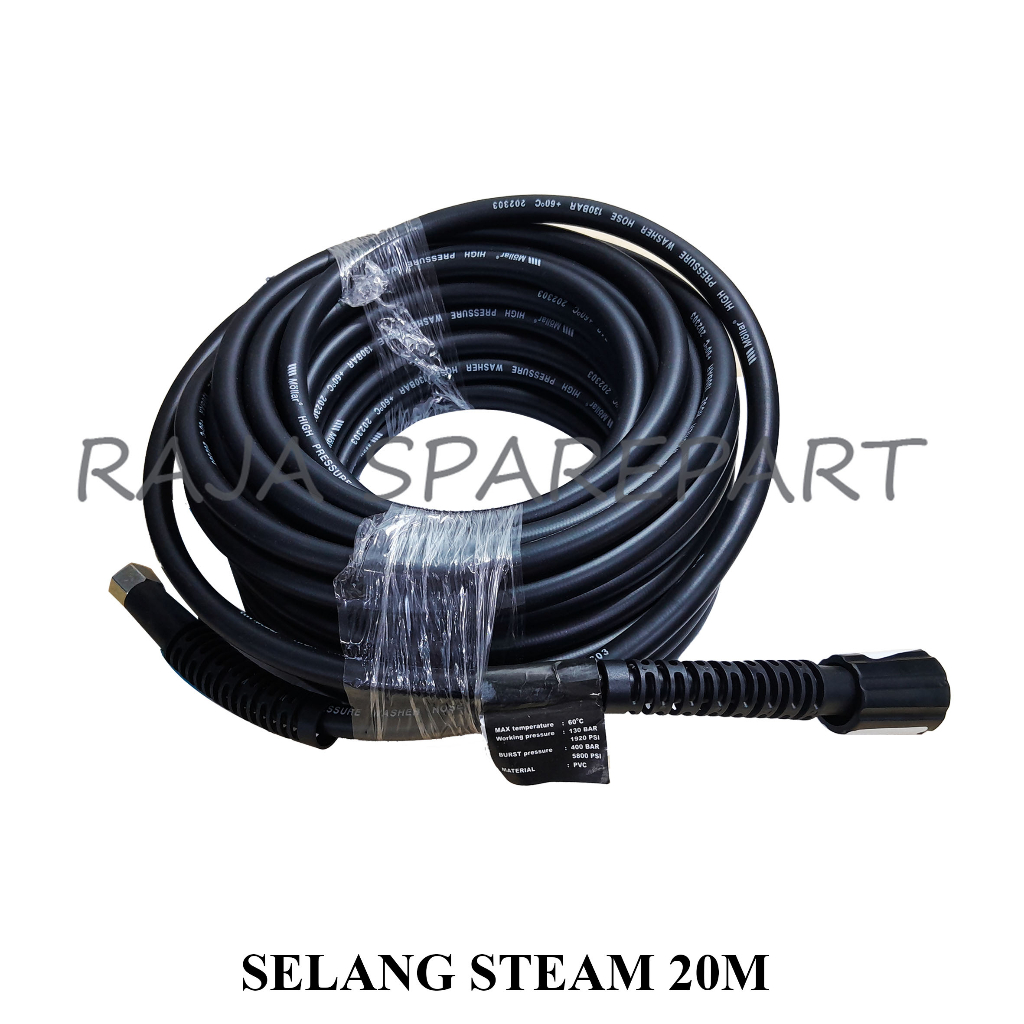 Jual SS20 SELANG/SELANG JET CLEANER 20M/SELANG STEAM 20M | Shopee Indonesia