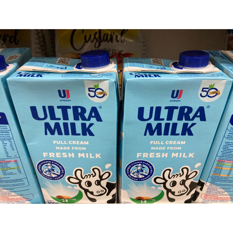 Jual SUSU UHT FULLCREAM ULTRA 1L | Shopee Indonesia