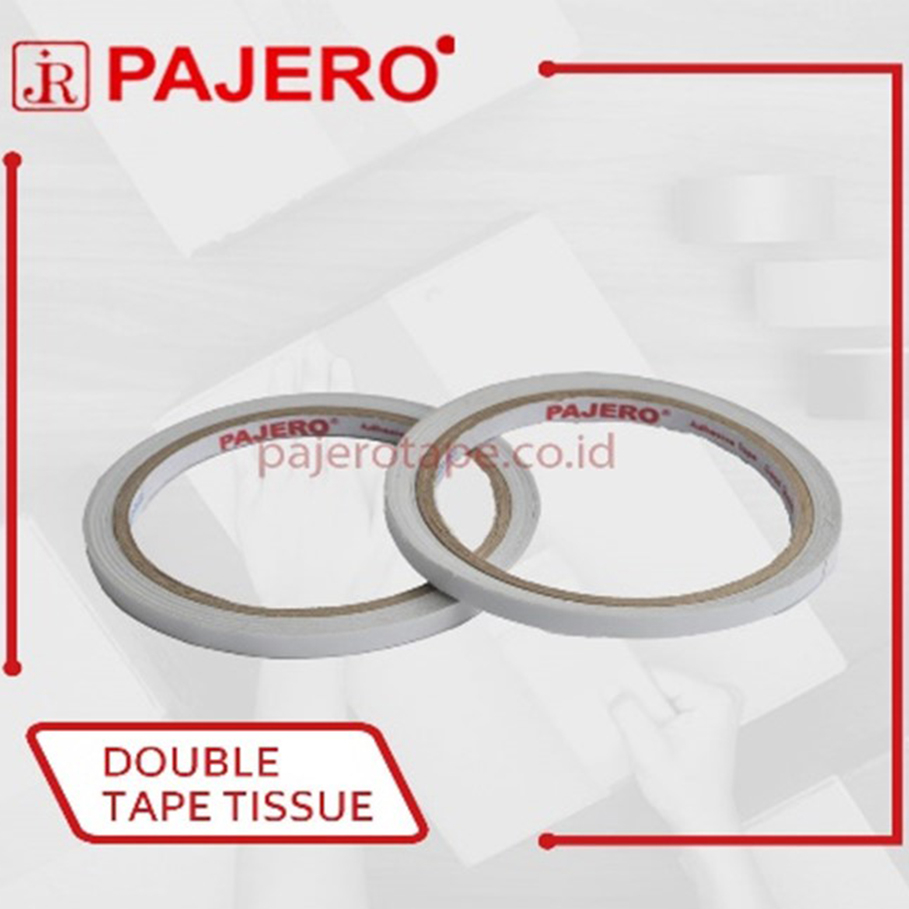 Jual Isolasi Double Tape Putih Pajero Panjang 10 Meter | Shopee Indonesia