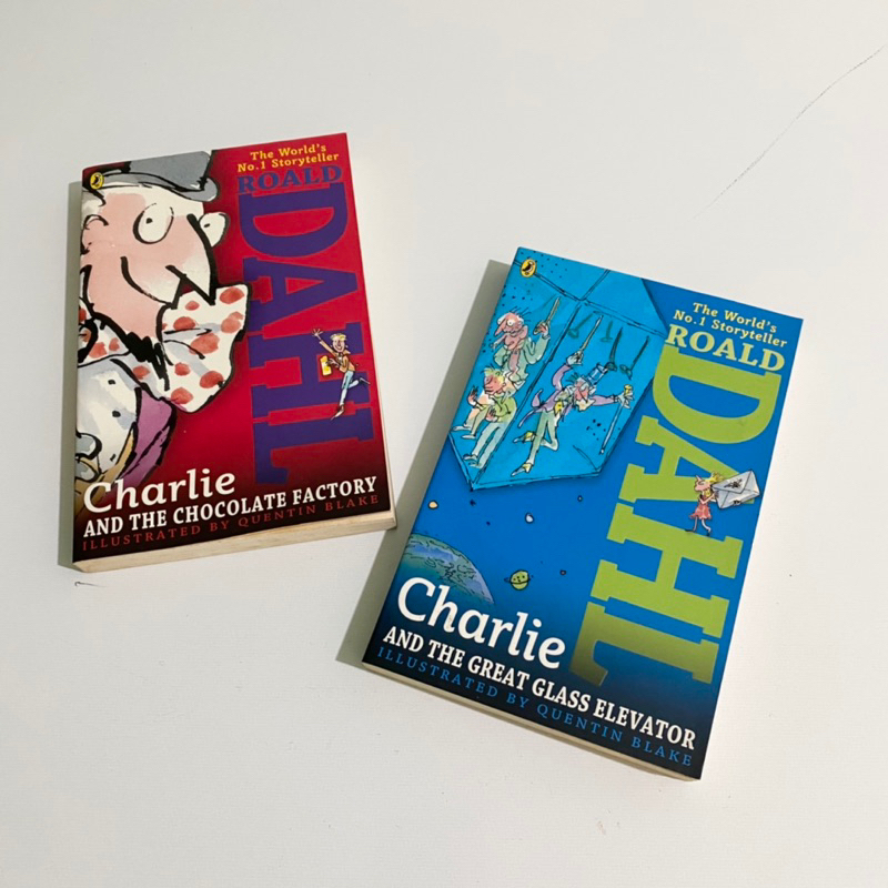 Jual Roald Dahl - james and the giant peach - charlie and the chocolate ...