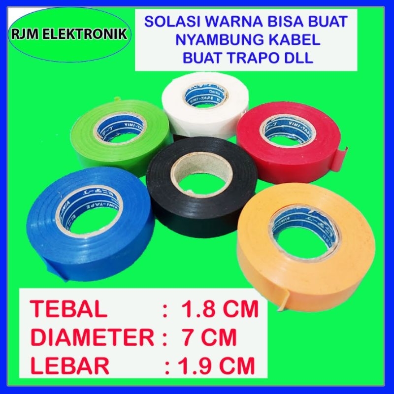 Jual isolasi warna tahan panas warna random | Shopee Indonesia