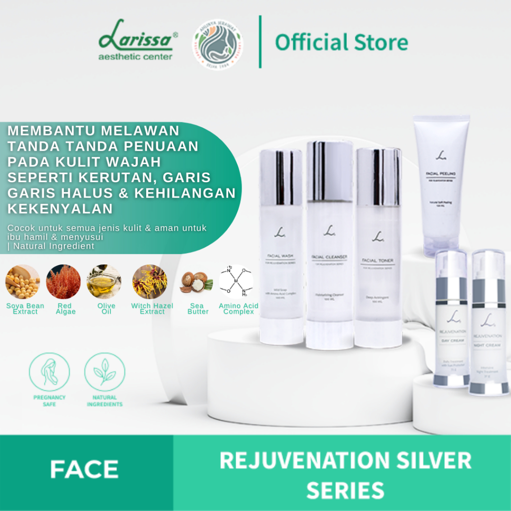 Jual Larissa Paket Rejuvenation Silver Series - Paket Skincare Untuk ...