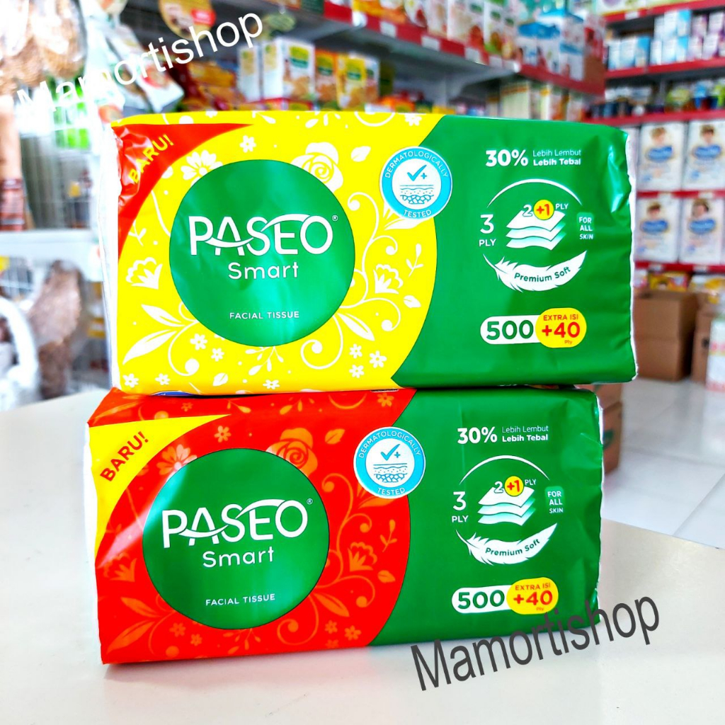 Jual Tissue Paseo Smart 500+40sheets / 3ply | Shopee Indonesia
