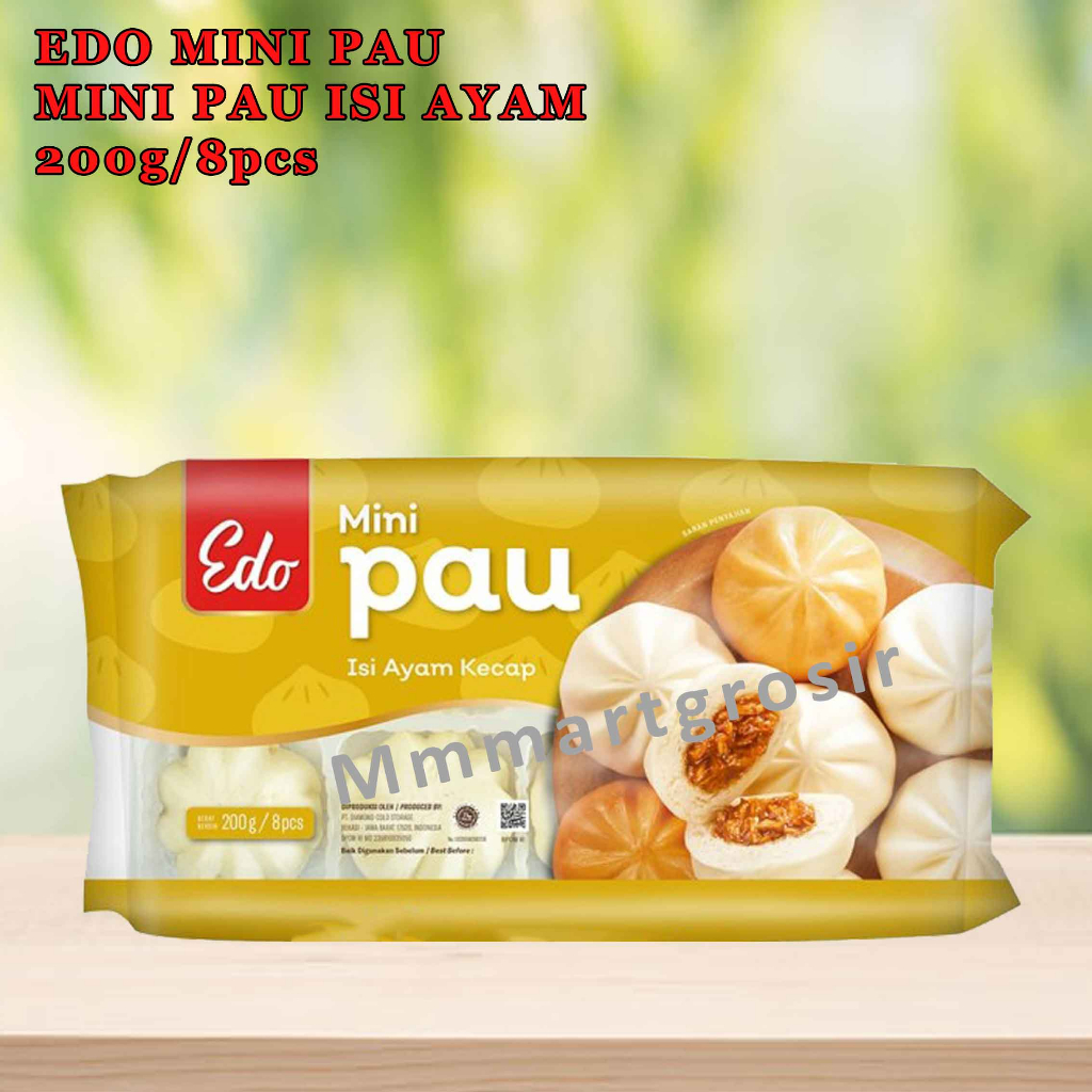 Jual Edo Mini Pau / Bakpau Utuh / Mini Pau Rasa Ayam Kecap / 200gr ...