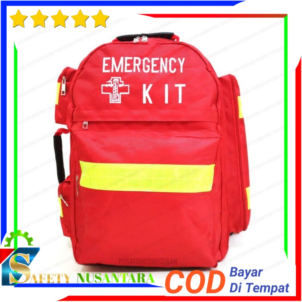 Jual Tas Ransel P3K Emergency Kit + Isi Lengkap First Aid Type A ...