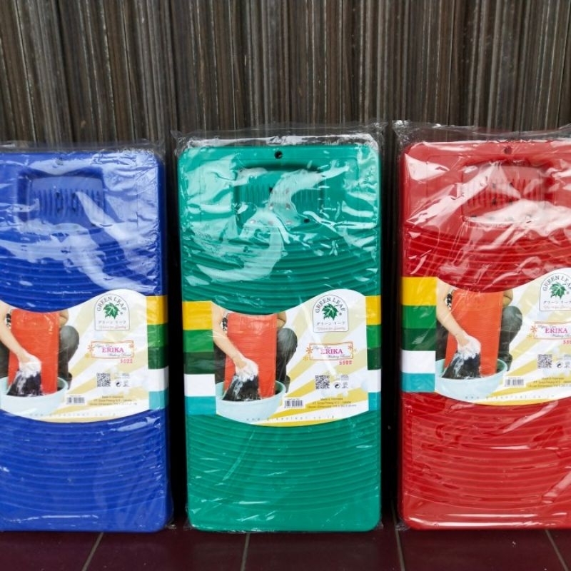 Jual Papan Cuci Baju/Papan Gilesan plastik Erika 5522 - Green Leaf ...
