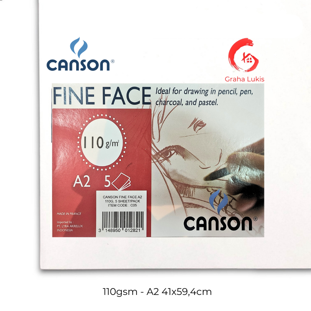 Jual Canson Fine Face Paper A2 200 gsm / 110 gsm | Shopee Indonesia