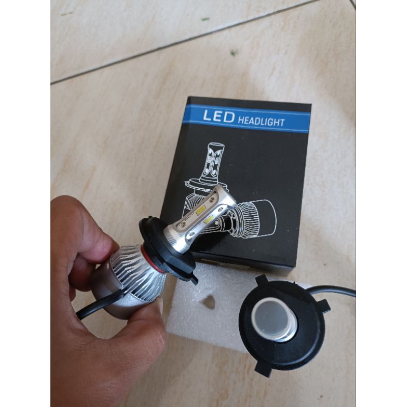 Jual Lampu LED Utama Mobil Zes Socket H4 48 Watt 4000 Lumens Terang ...