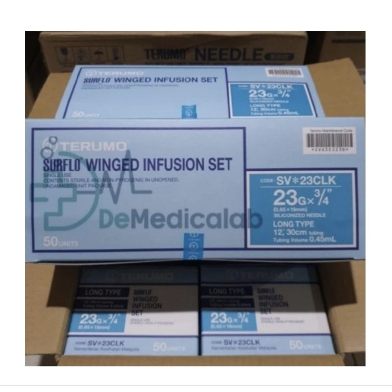 Jual Terumo Wing Needle 25G 23G 27G Terumo Wing Infusion Set Jarum Kupu-kupu | Shopee Indonesia
