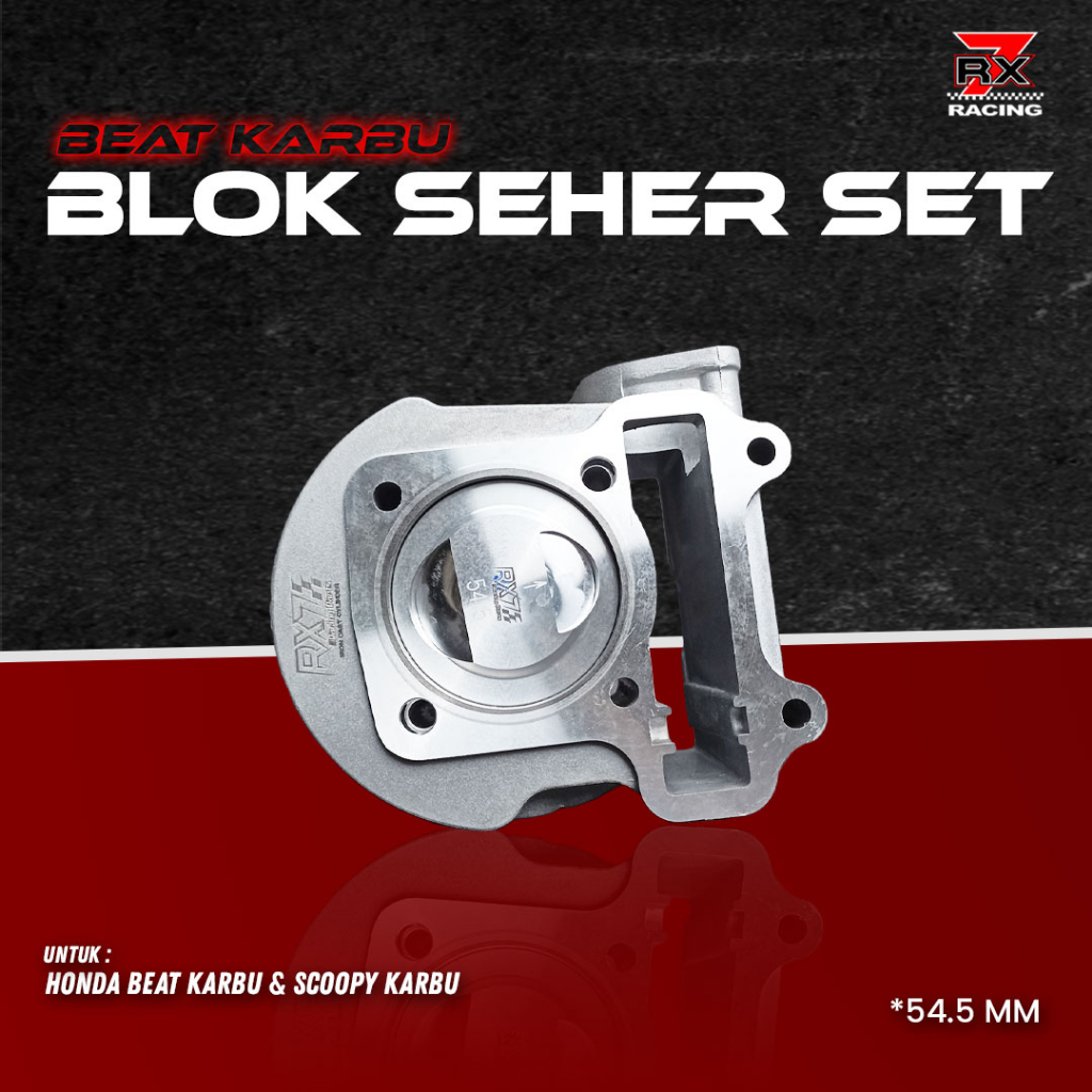 Jual Blok Seher Beat Karbu Scoopy Karbu Diameter 54.5mm Rx7 Racing ...