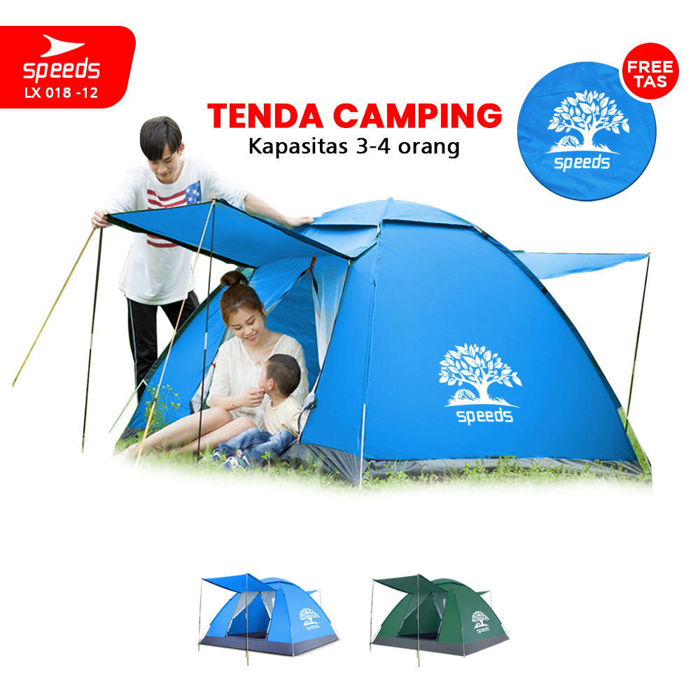 Jual SPEEDS Tenda camping tenda otomatis 018-12 | Shopee Indonesia
