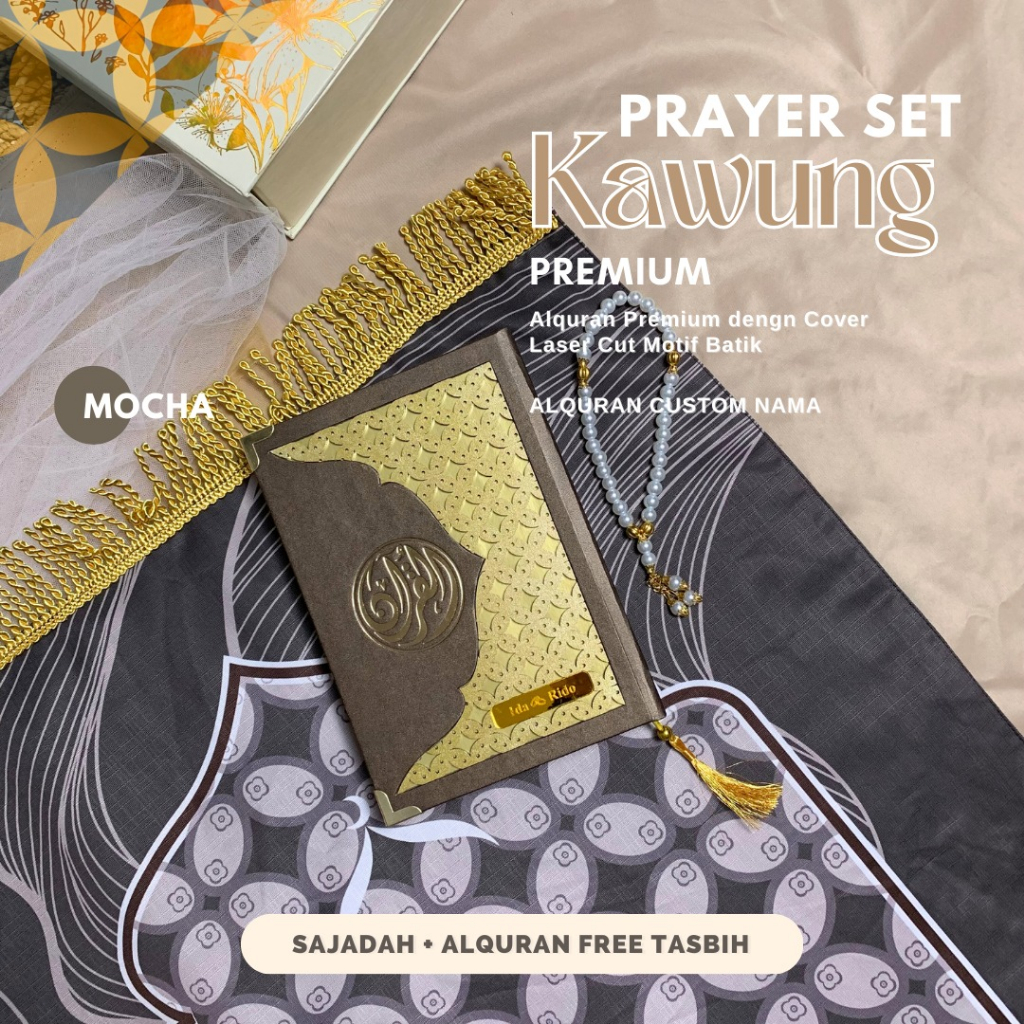 Jual Souvenir Al Quran Custom Nama Seserahan Nikah, Sajadah & Box ...