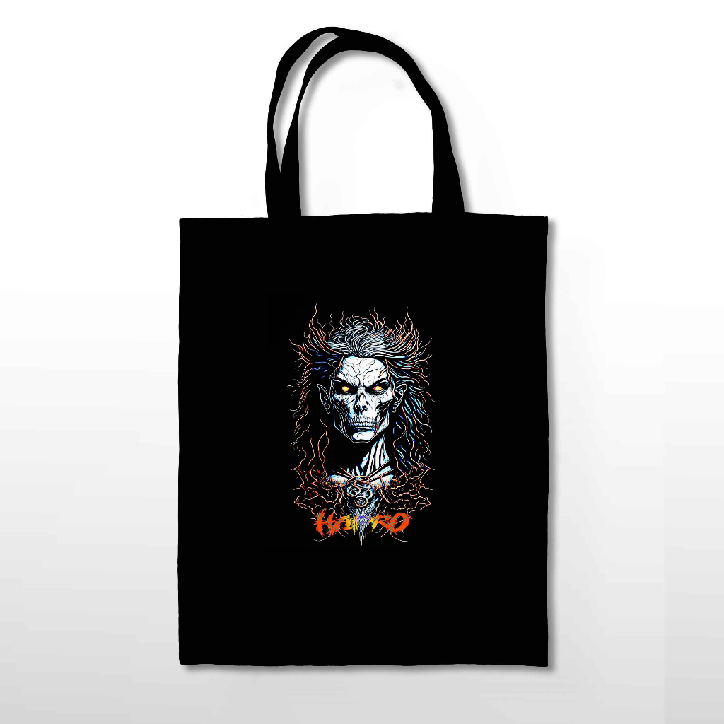 Jual Totebag wanita dan pria motif Metal Tas Cowok Kuliah Tas Selampang ...