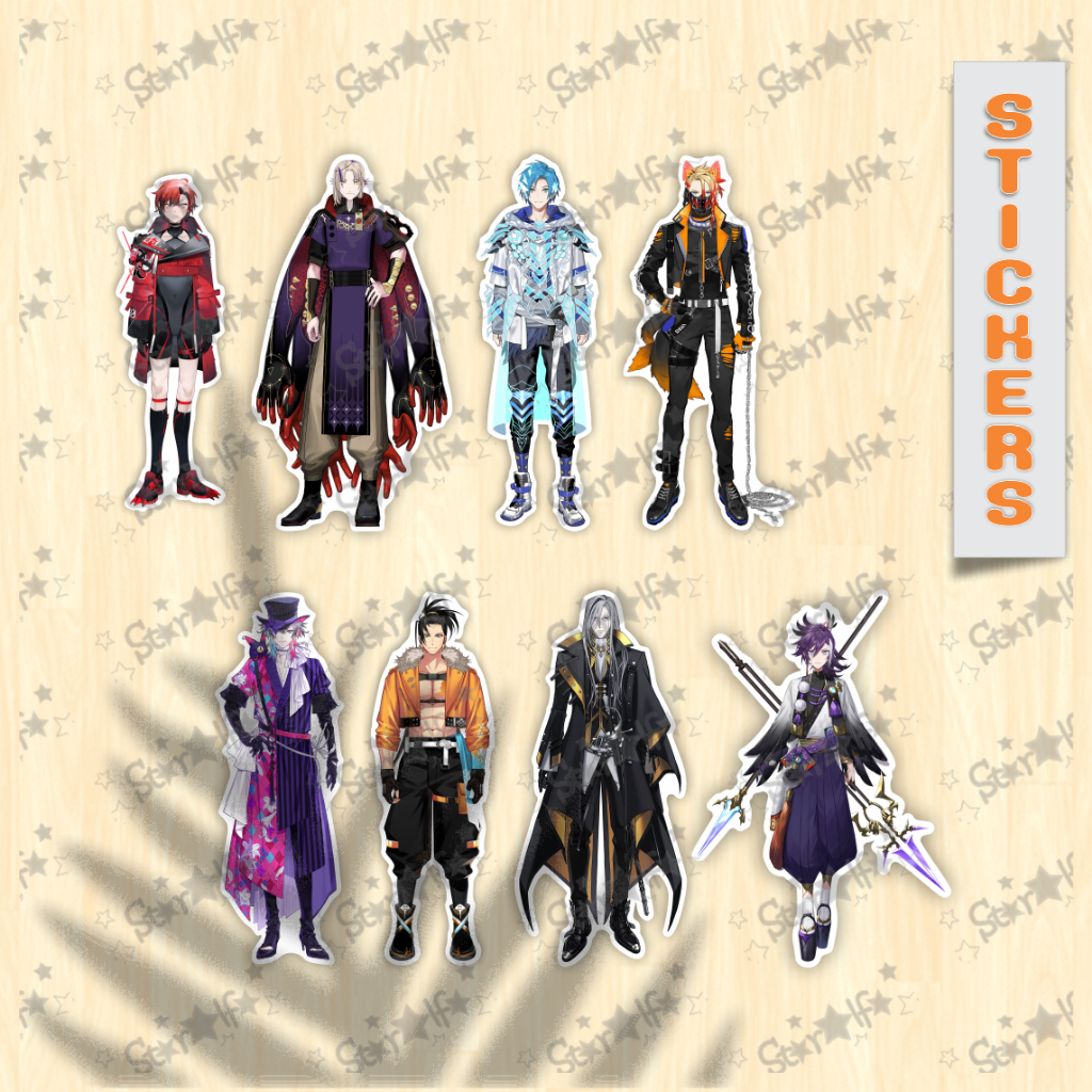 Jual Standee Hololive Holostars EN Akrilik UV & Set Stickers | Acrylic ...