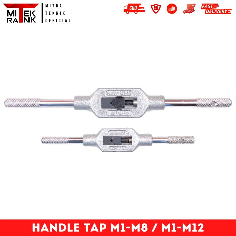 Jual Handle Tap Gagang Tap M1-M8 M1-M12 Metric 1/16-5/16 1/16-1/2 Inch ...