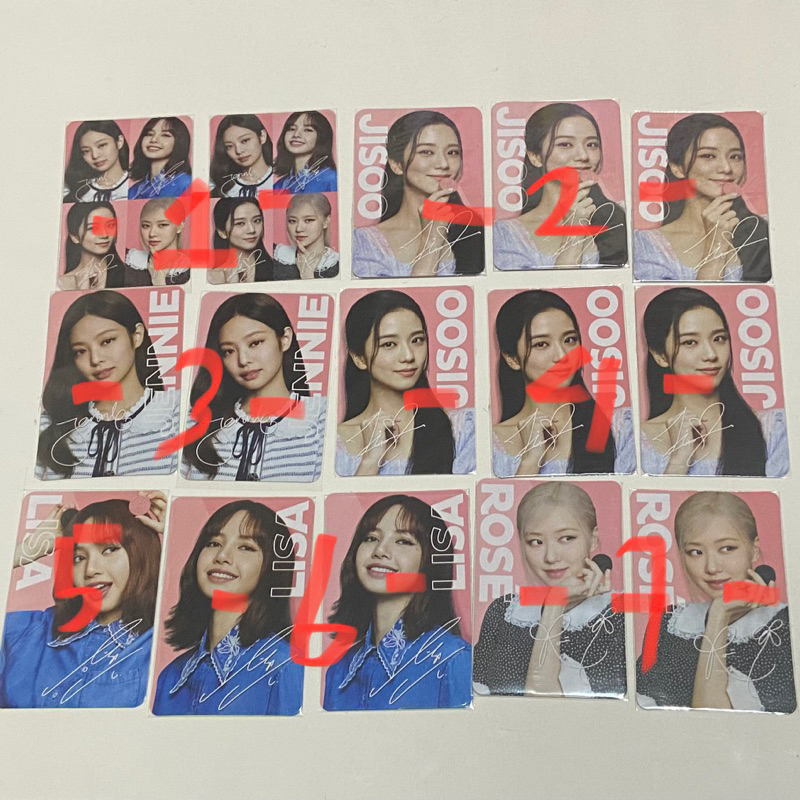 Jual PHOTOCARD OREO BLACKPINK OFFICIAL PC BLACKPINK JISOO JENNIE ROSE ...