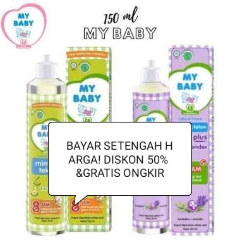 Jual My Baby Minyak Telon Plus Eucalyptus 8Jam Melindungi dari Gigitan ...