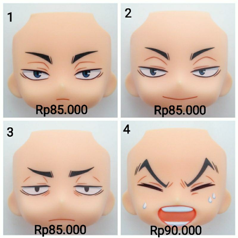 Jual 723 Nendoroid Keiji Akaashi Kotaro Bokuto Faceplate Haikyu!! Split ...