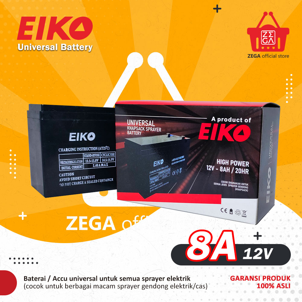 Jual Baterai sprayer elektrik 8A / Universal baterai / Baterai ...